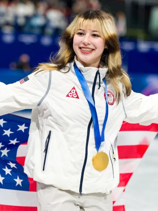 Alyssa Liu Milano 2026 Olympic Arena Jacket